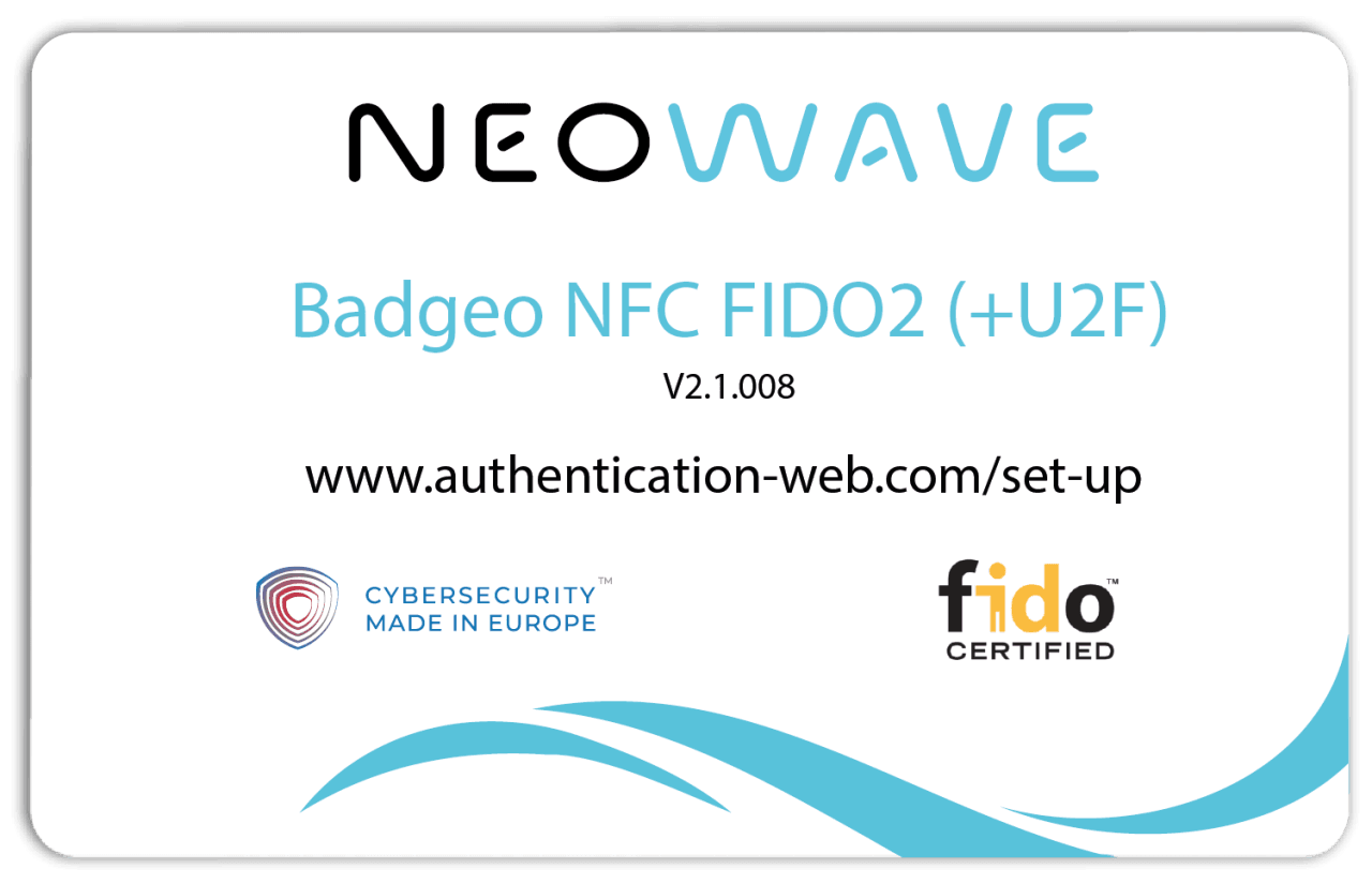 NEOWAVE | Strong authentication and secure transactions